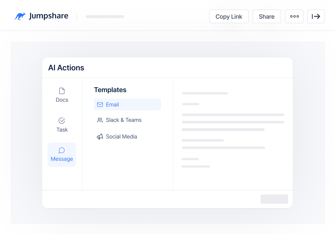 AI Email Generator for Videos | Jumpshare